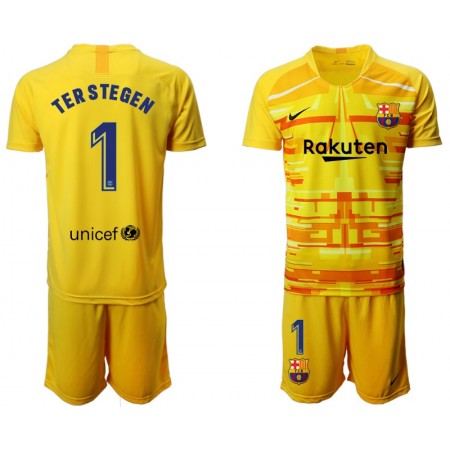 Maillot de Foot FC Barcelone Gardien TER STEGEN 1 Enfant II 2019/2020