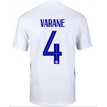 Maillot de Foot France Raphael Varane 4 Exterieur Euro 2020